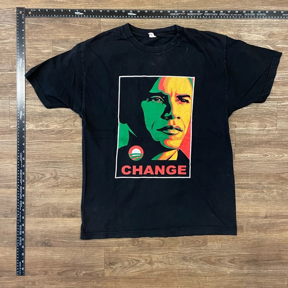 Shirts | Mens Vintage 208 Obama History In The Making Tshirt Szl | Poshmark